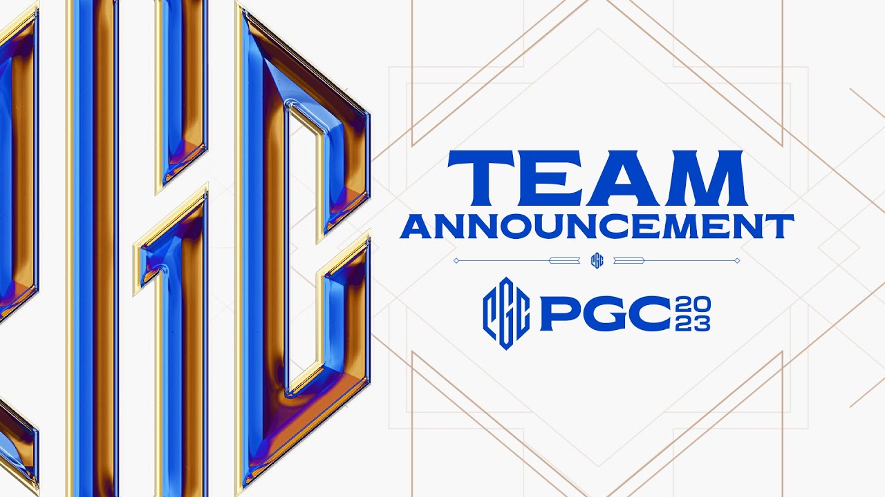 PGC 2023 팀 어나운스먼트｜PGC 2023 - YouTube