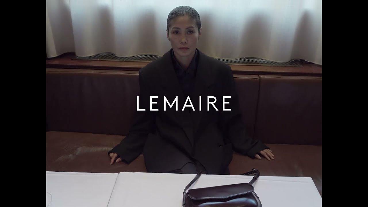 LEMAIRE | Luminous textures: mirrored viscose and molded leather - YouTube