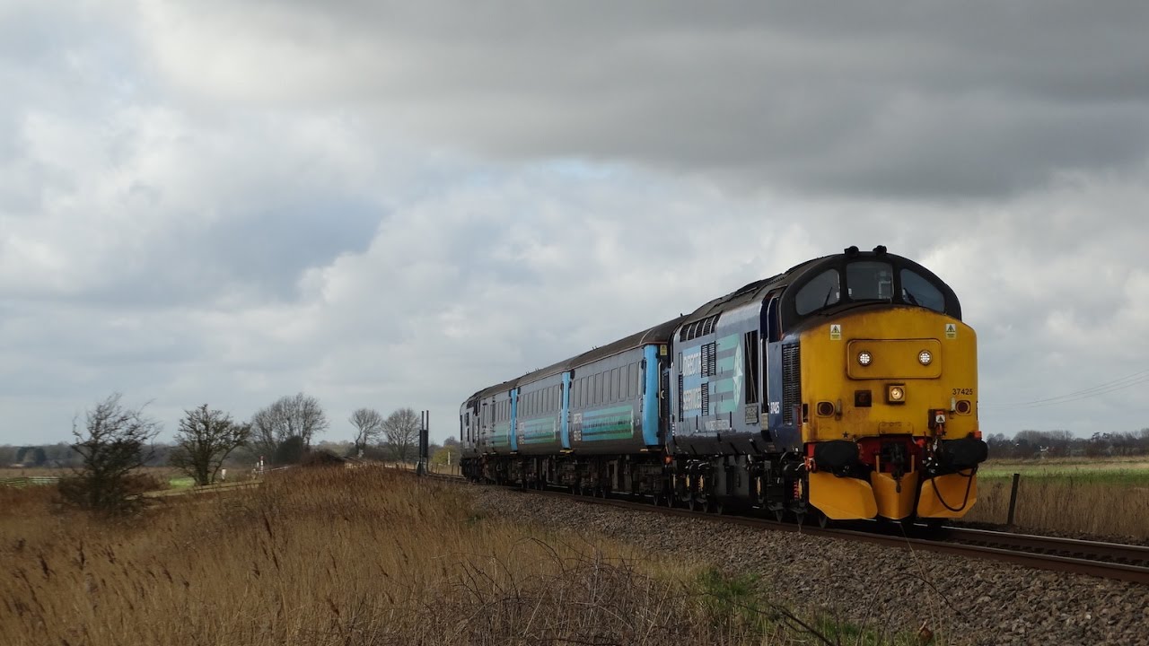 Class 37s & Class 68s in Anglia (07-03-2017) - YouTube