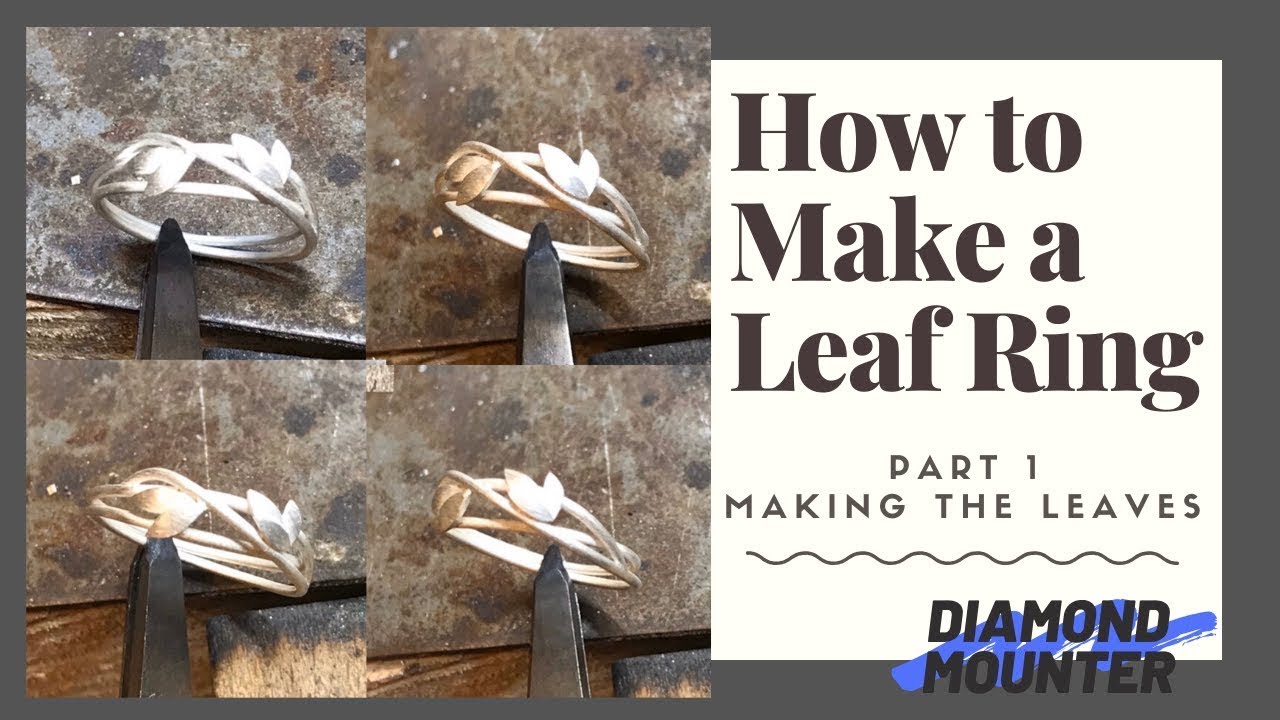 How to Make a Leaf Ring - YouTube
