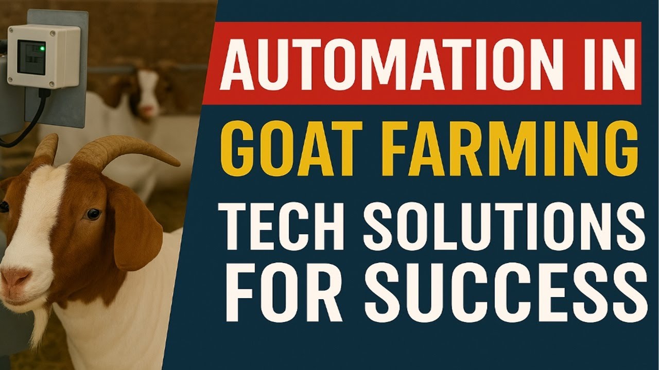 Automation in Goat Farming: Tech Solutions for Success - YouTube