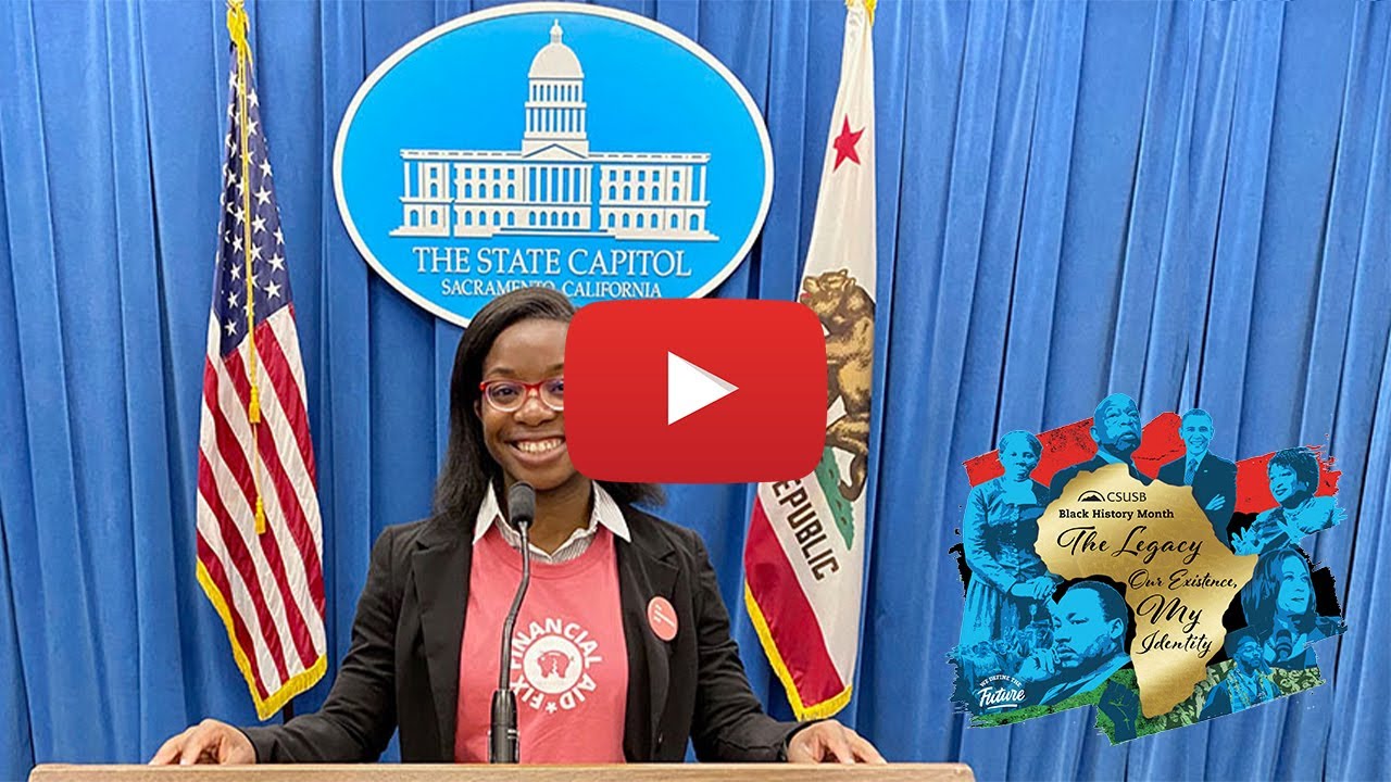 CSUSB Black History Month 2021 - Alexandra Thambi Student Feature - YouTube