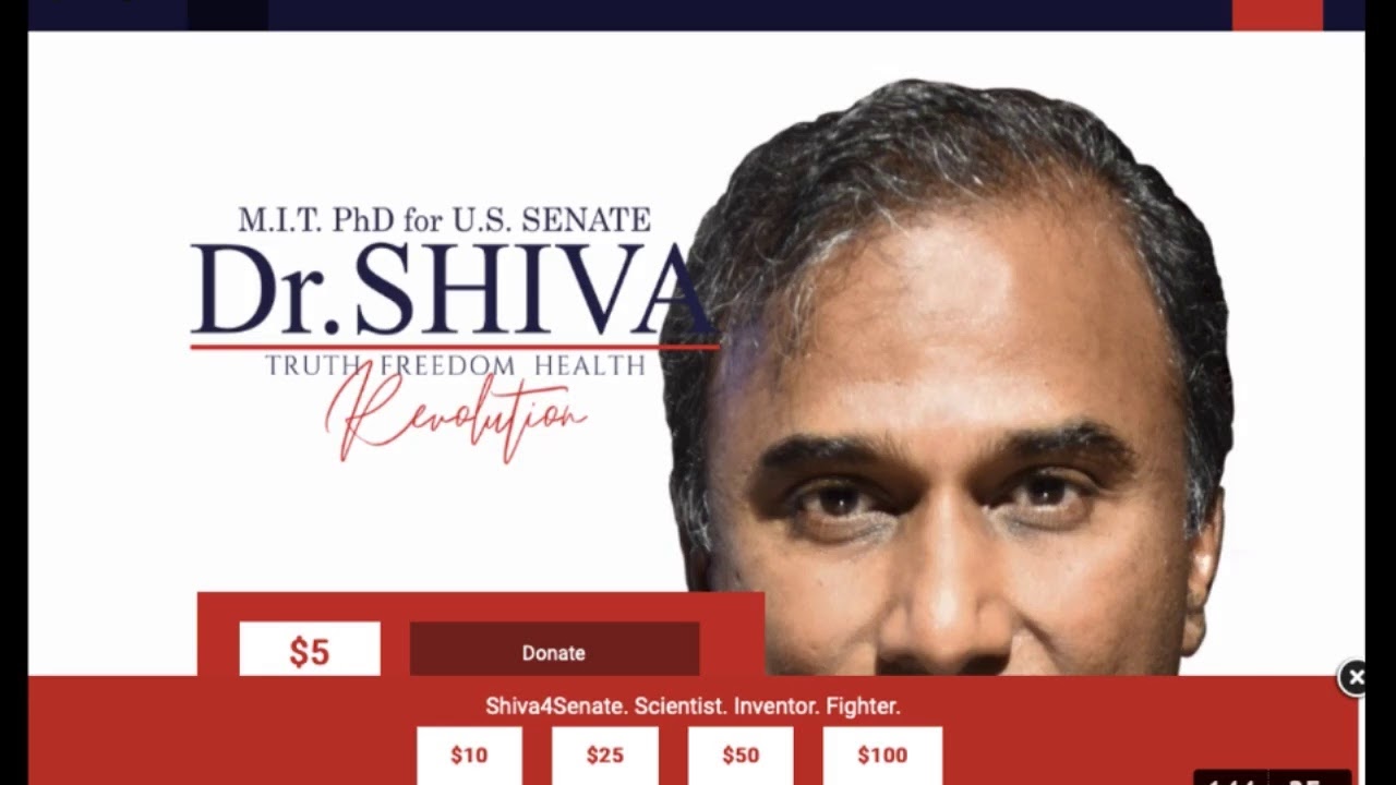 Dr.SHIVA LIVE: Getting US On the Ballot to WIN Truth Freedom Health ...