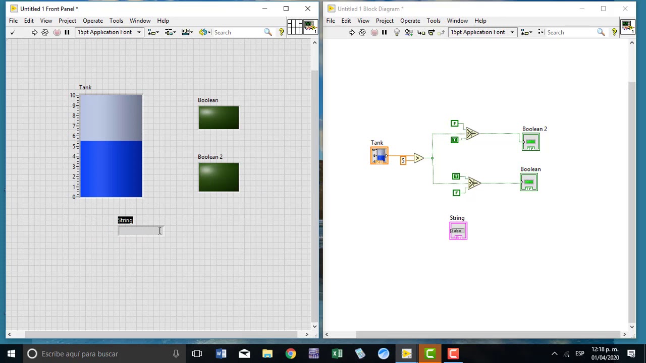 Explicación en LabView 2017 por Abimael García - YouTube