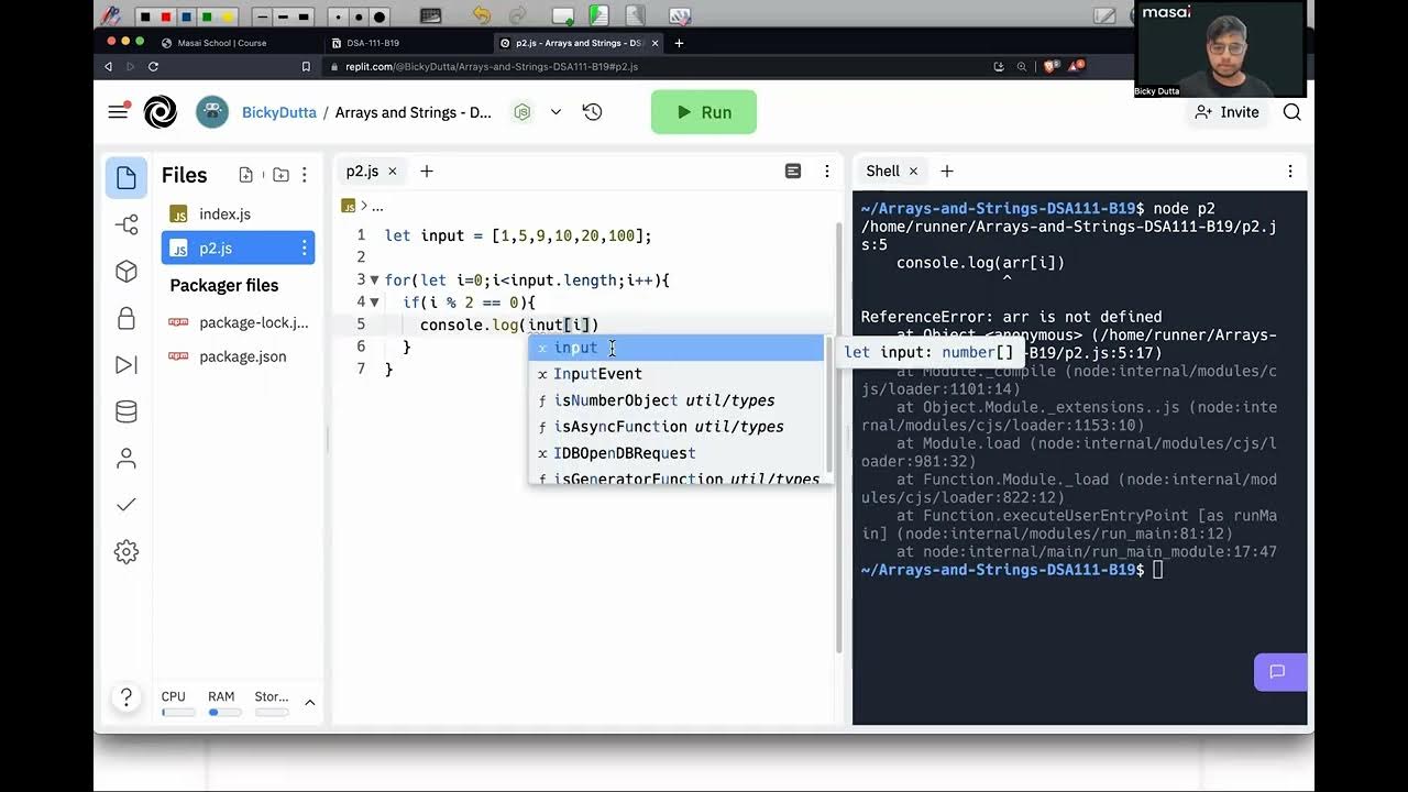 22 Arrays And Strings - YouTube