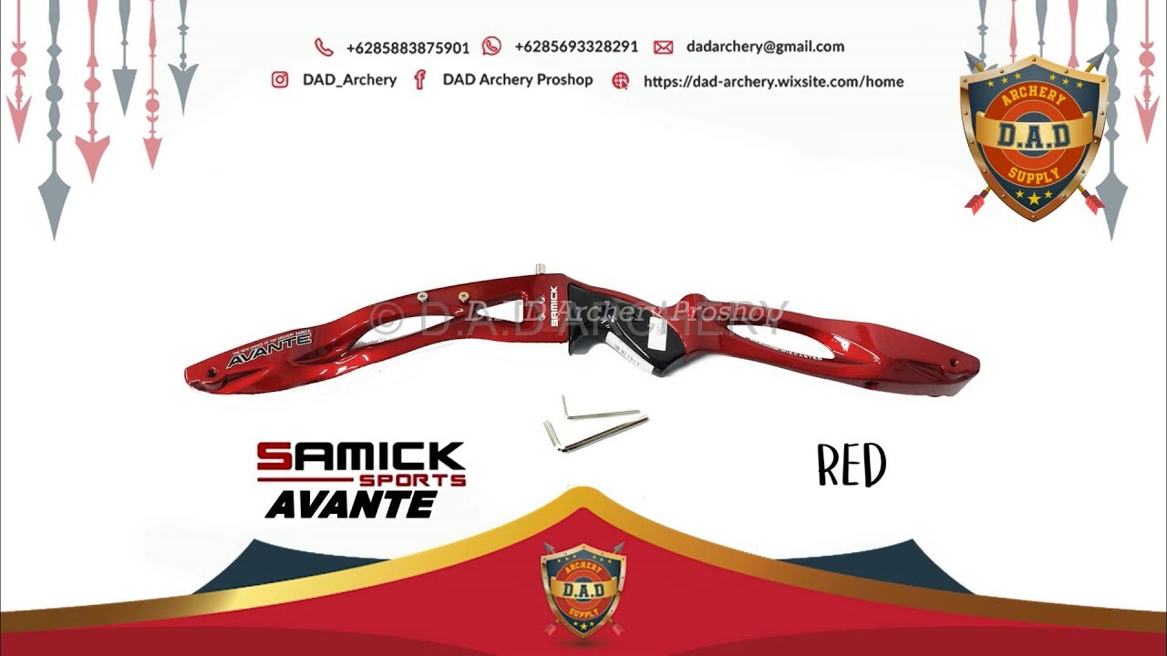 SAMICK AVANTE RECURVE RISER RH - YouTube