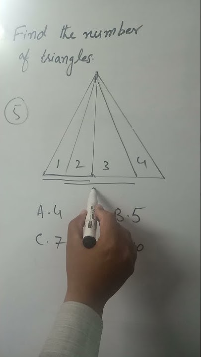 MDCAT | MCAT 46 | Analytical and logical reasoning |Count Triangles | Amazing Math Puzzle | RRB ...