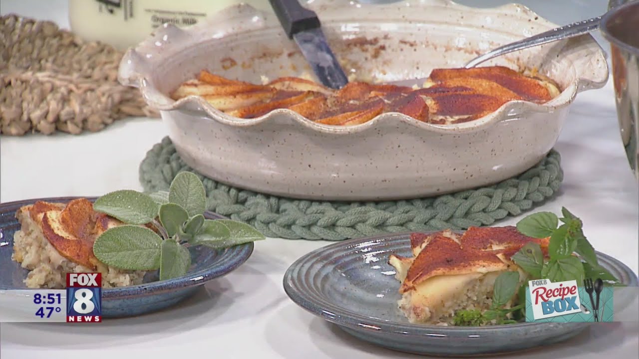 FOX Recipe Box: Apple sausage pancake casserole - YouTube