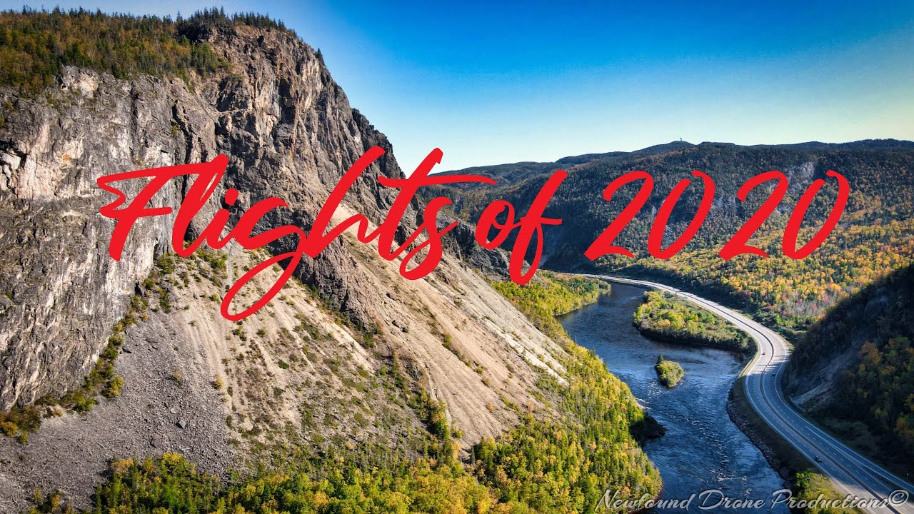 Some of my 2020 flights in the West Coast of Newfoundland Canada - YouTube
