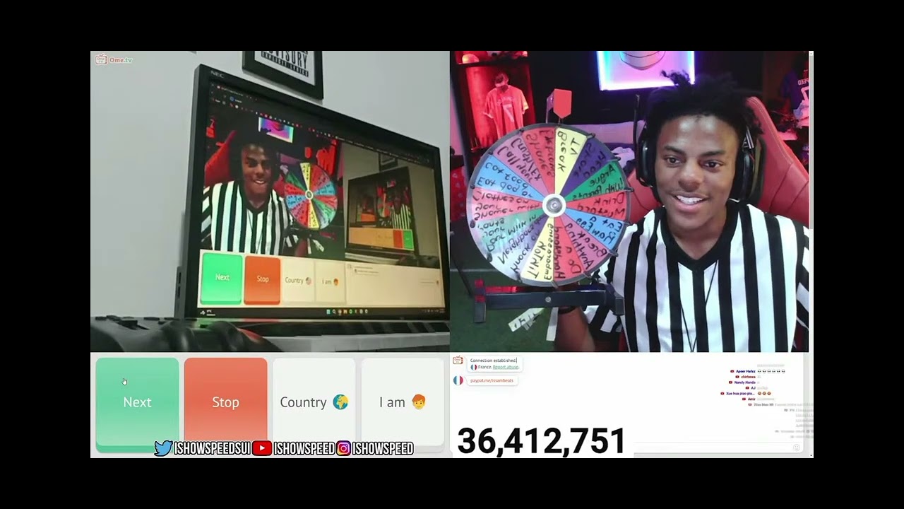 Ishow speed challenge 500 dollar break screen - YouTube