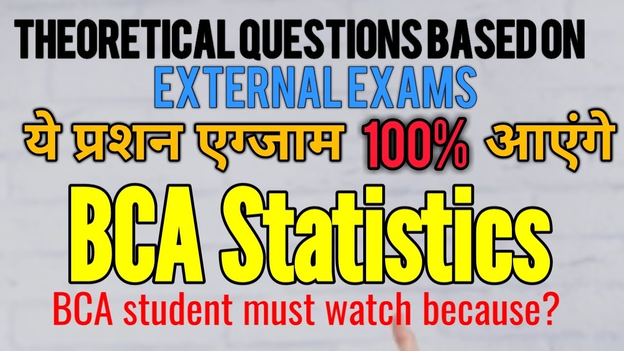 Statistical Questions ( Analysis ) | Theoretical Statistics Question ...