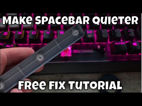 How to Make Spacebar Quieter - Rattling Spacebar Fix - Cherry MX ...