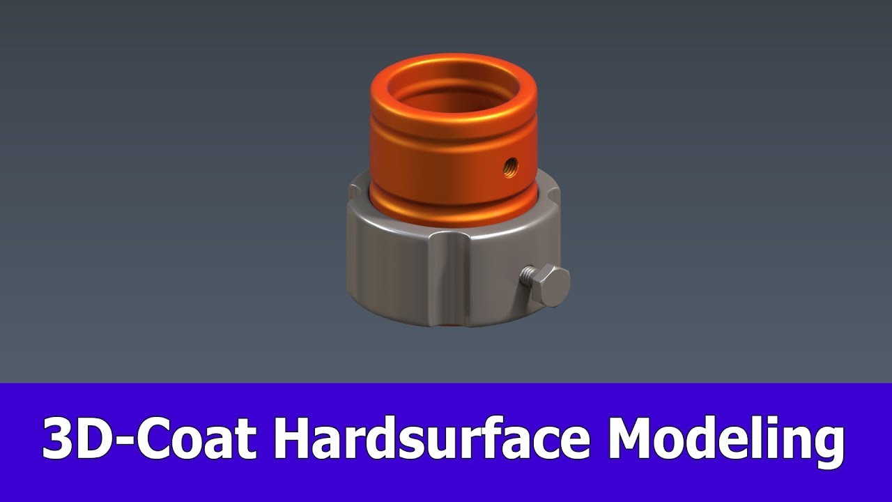 3D-Coat hard surface modeling : Primitives & Booleans - YouTube