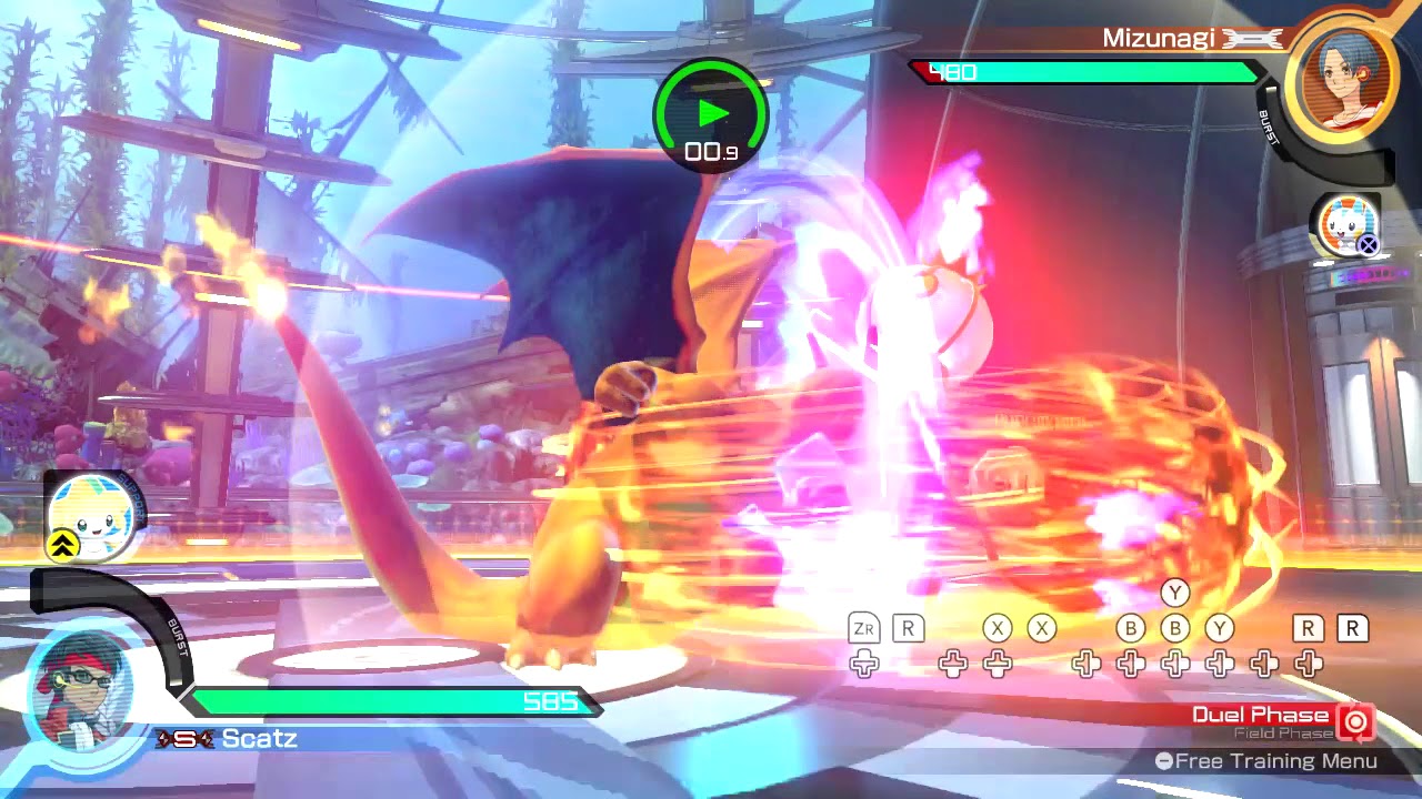 Charizard Jump Cancels vs Chandelure Overheat (8A) part 1 - YouTube