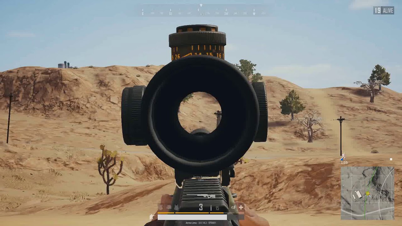 PUBG: AWM with 15X and Suppressor! - YouTube