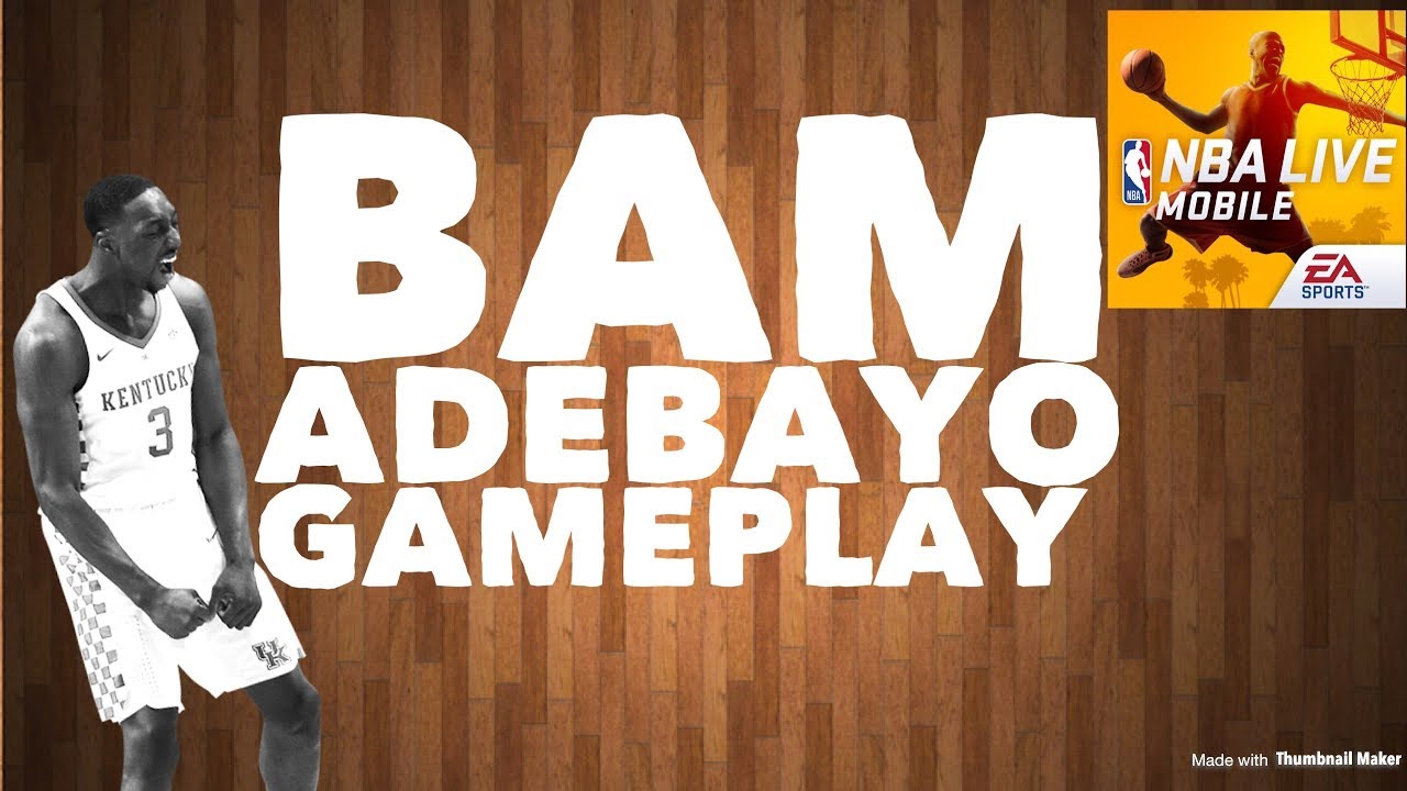 CRAZY! BAM ADEBAYO GAME PLAY | NBA Live Mobile - YouTube