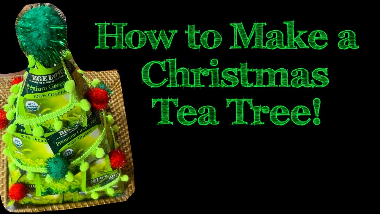 DIY Christmas Tea Tree Gift Idea - YouTube
