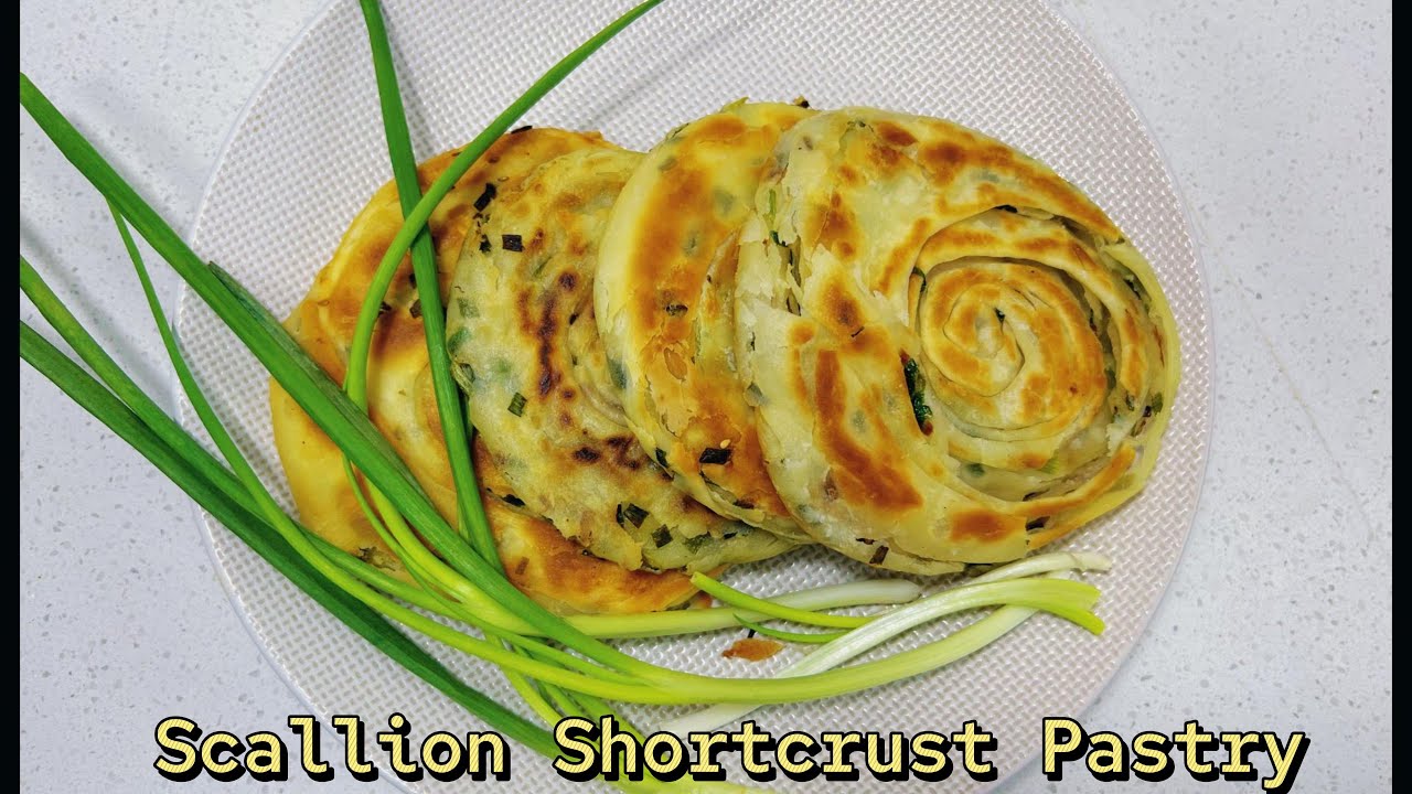 How to make Scallion (green onion) Shortcrust Pastry? - YouTube