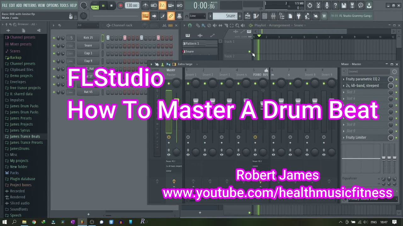 FL Studio How To Master A Beat ( For Beginers) - Robert James - YouTube