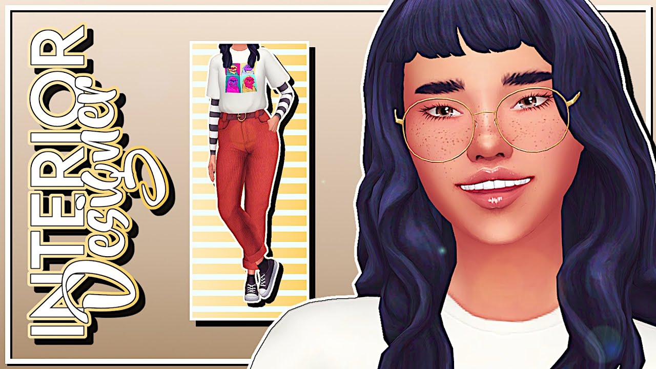 The Sims 4 | INTERIOR DESIGNER 🌿 | CAS & Lookbook + CC Links - YouTube