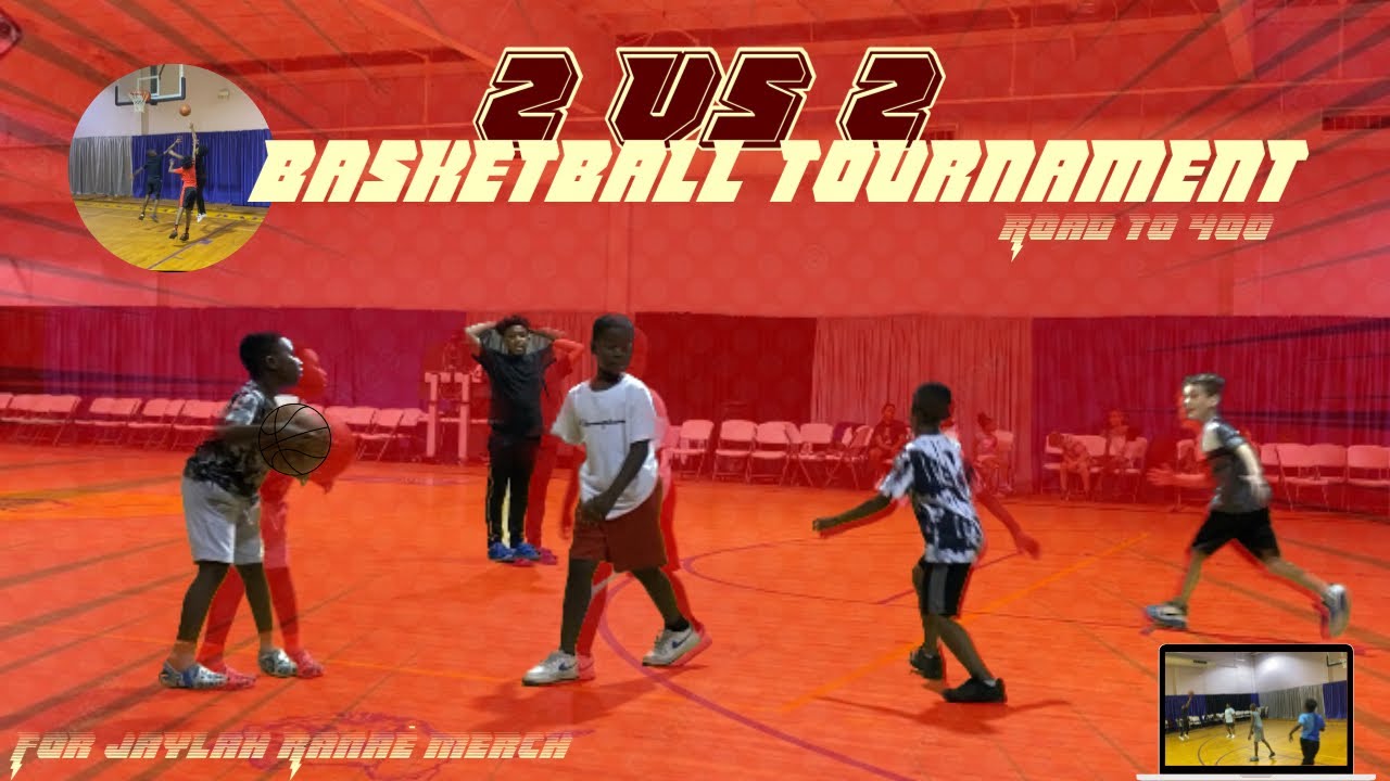 2 vs 2 basketball tournament for a JAYLAH RANAÈ MERCH🏀🔥l JAYLAH RANAÈ ...