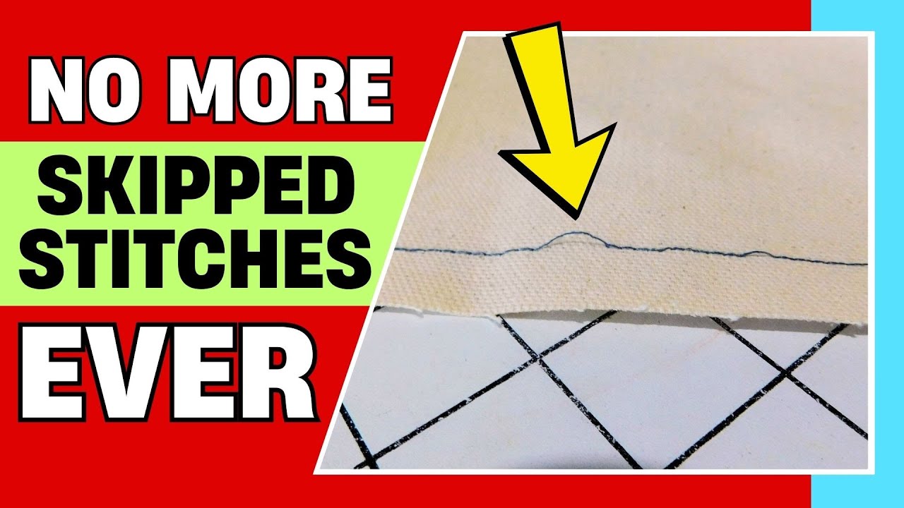How to Fix Skipped Stitches on ANY Sewing Machine – Quick & Easy 🧵😱 ...