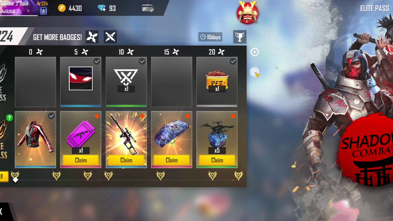 Elite pass of free fire - YouTube