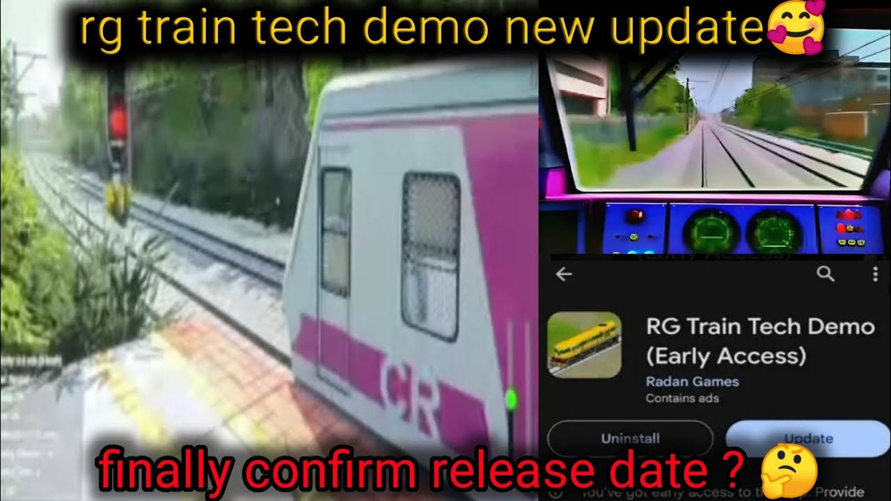 rg train tech demo new update 2025 new update ( finally Alpha testing ...