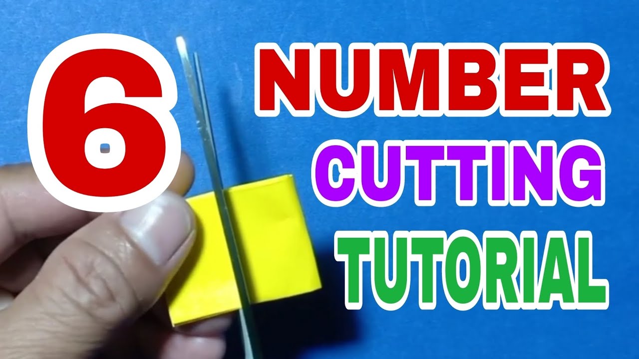 number cutting tutorial 6 - YouTube