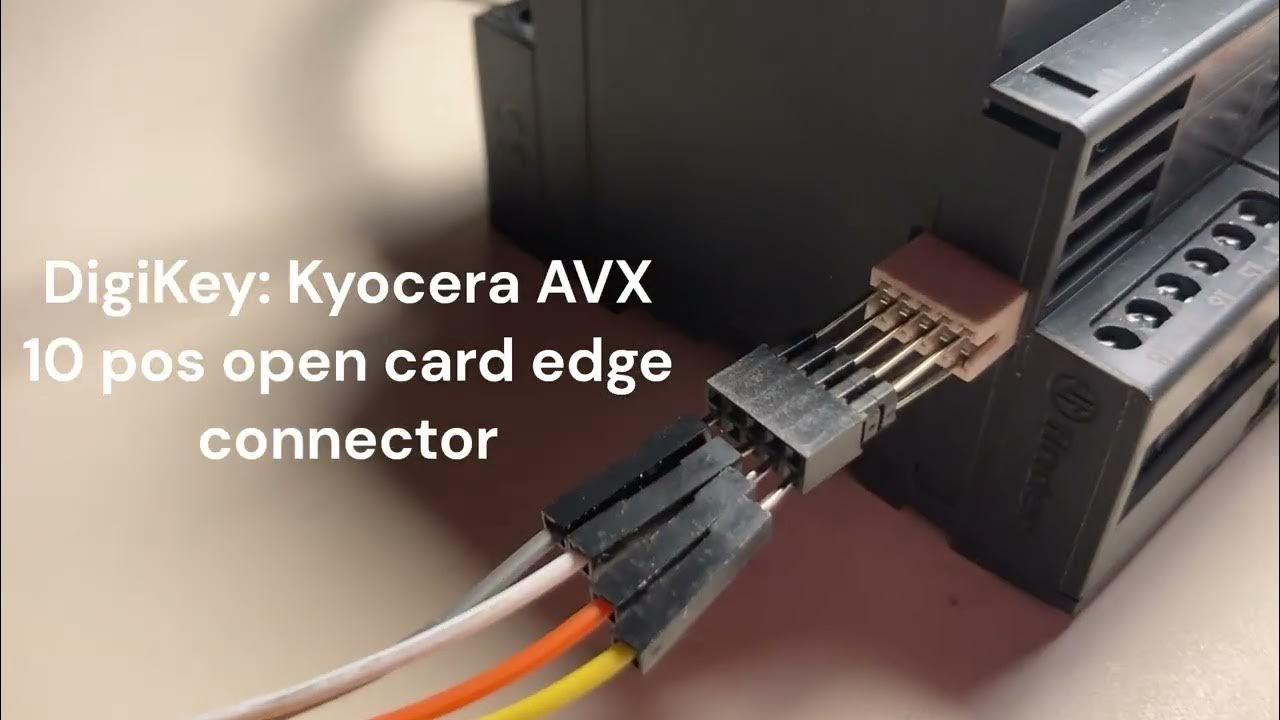 Arduino Opta native I2C LCD using Kyocera AVX BTB connector - YouTube