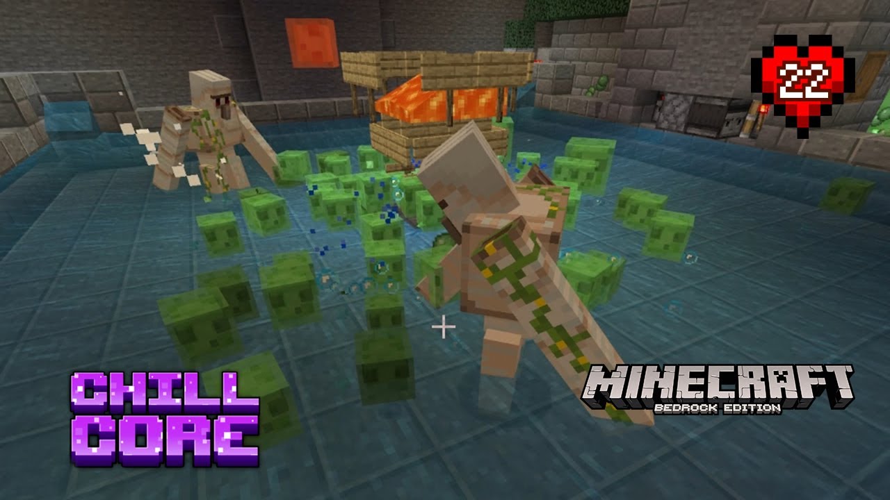 Oozing Potion 🧪 Better Way to Get Slime | Minecraft Bedrock Hardcore ...