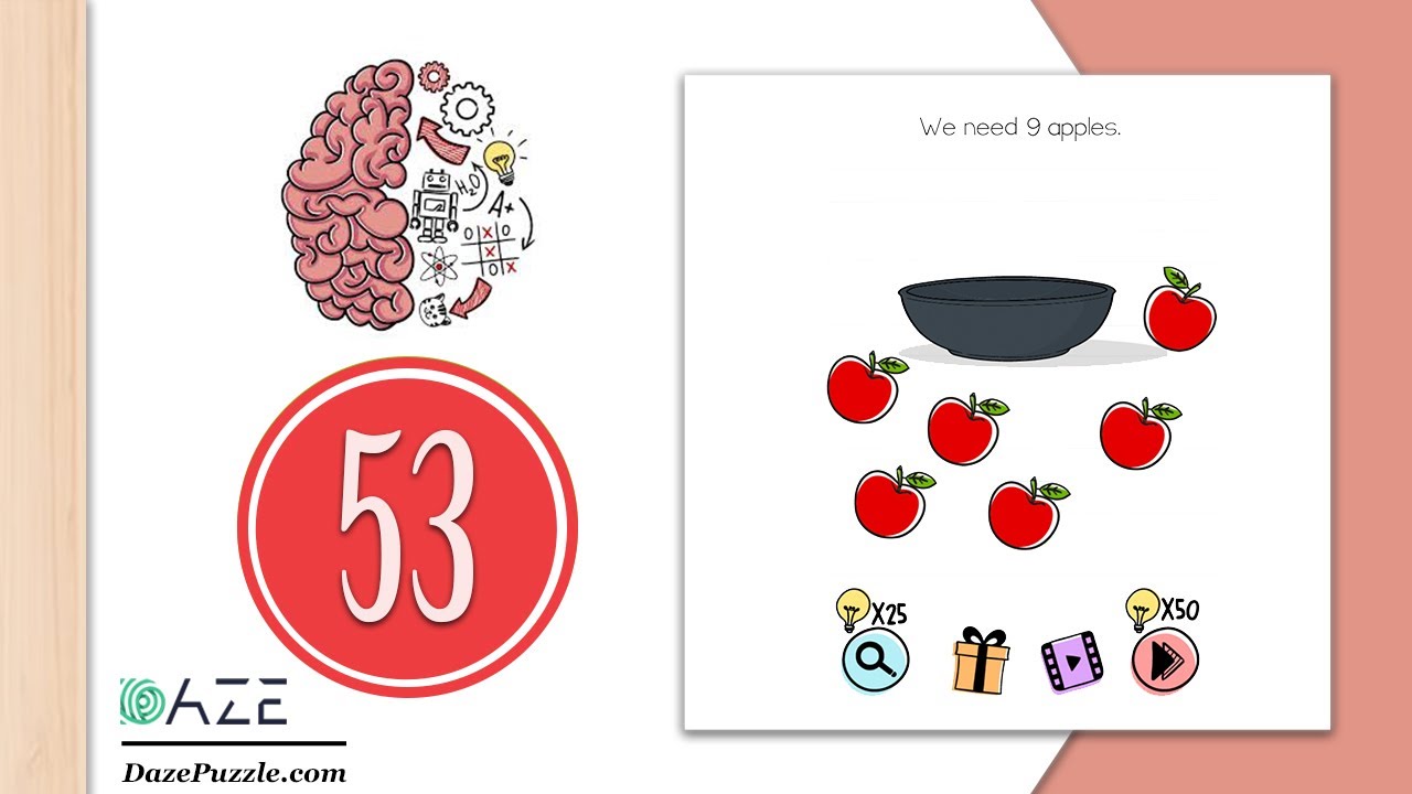 Brain Test Level 53 Answer - YouTube