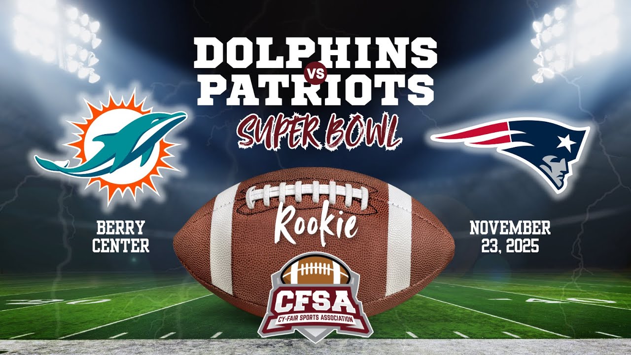 🏈 CFSA 2025 Rookie Super Bowl | Dolphins vs. Patriots 🏆 - YouTube
