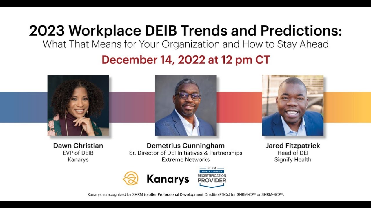 2023 Workplace DEIB Trends and Predictions - YouTube
