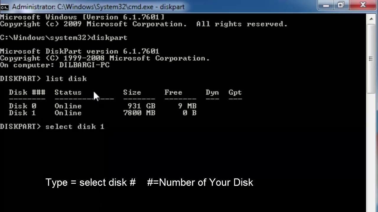 How To Format USB SD Card Hard Disk Using CMD Best Method Ever - YouTube
