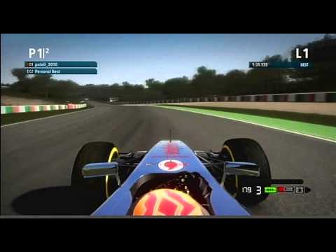 F1 2012 Suzuka  Time Trial 1:30.841 - Setup in the Video