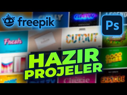 Freepik'teki ÜCRETSİZ Dosyalar & Yazı Efektleri | Adobe Photoshop Dersleri
