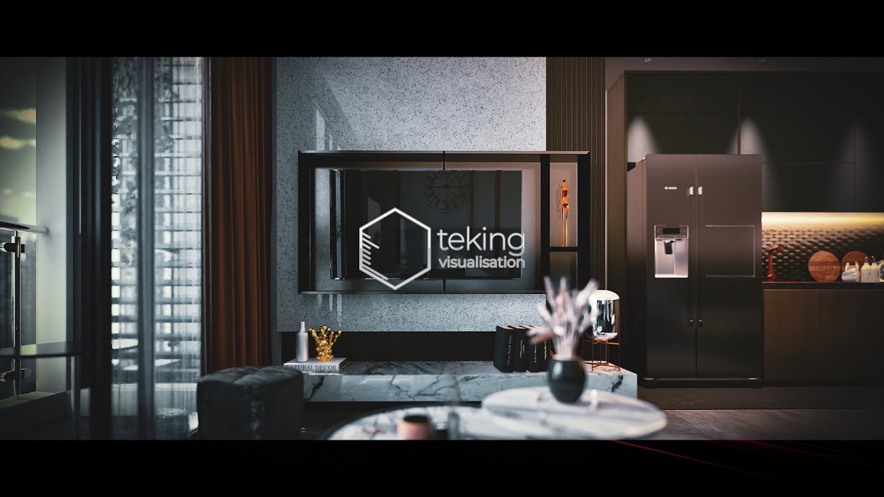 Modern Apartment Interior | Twinmotion ArchViz Walkthrough | High-Rise ...