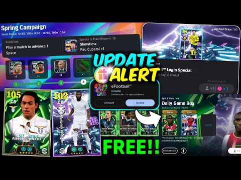 Update Alert 🚨 What Is Coming Tomorrow & Thursday In eFootball 2026™ 🤯