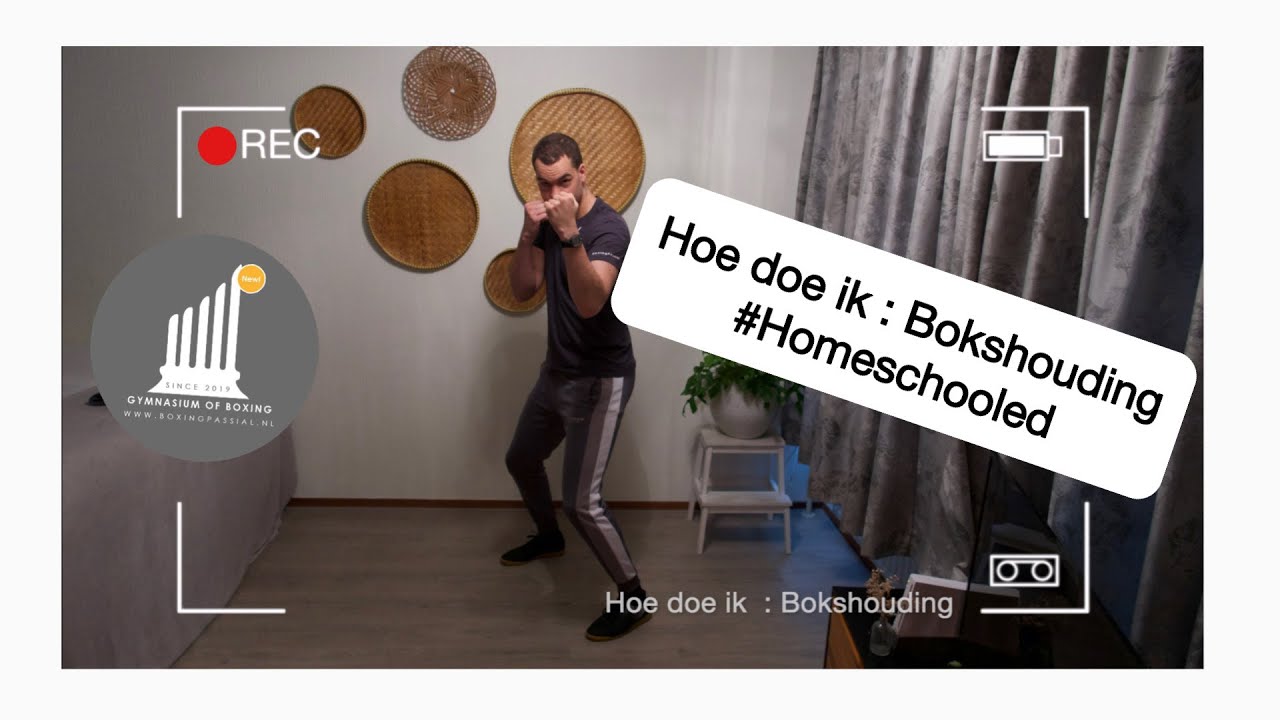 Beginnen met boksen | Thuis basishouding leren | Bokshouding - YouTube