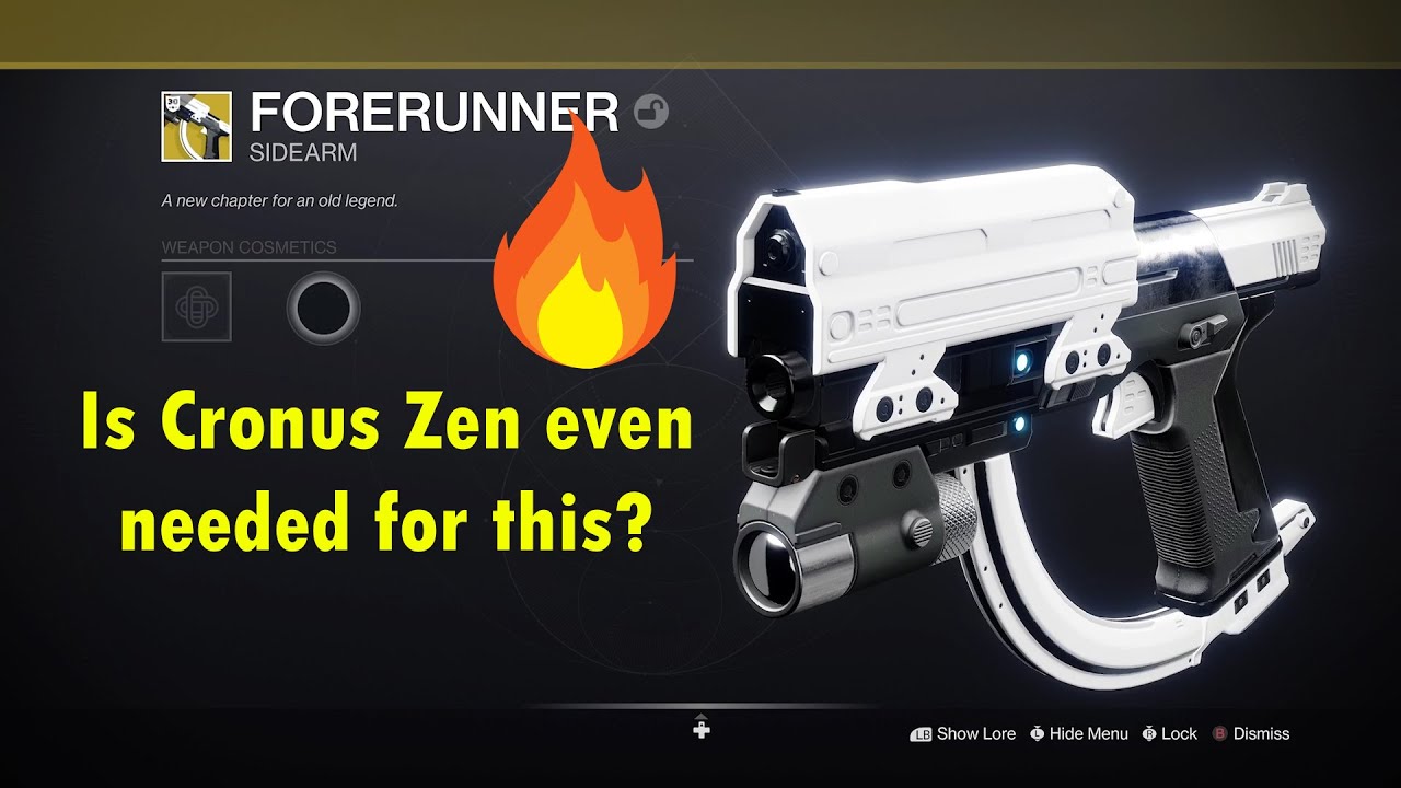 Cronus Zen Destiny 2 NEW exotic Sidearm Fore runner settings and pvp ...
