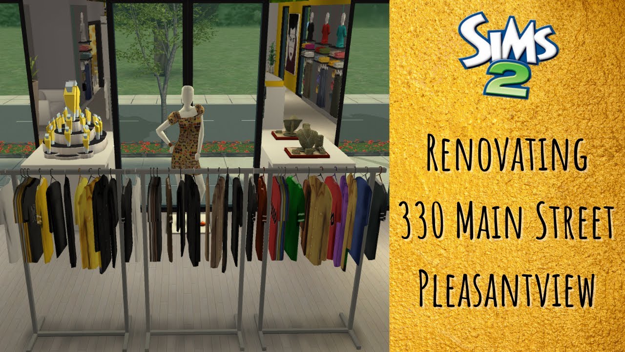 330 Main Street Makeover! | Pleasantview Renovation Series | Sims 2 ...