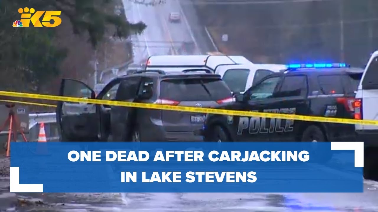 Carjacking suspect killed after police pursuit in Lake Stevens - YouTube