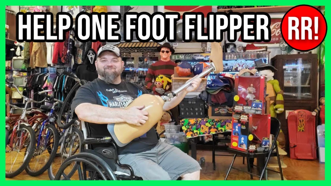 ONE FOOT FLIPPER NEEDS HAND AND WELL A FOOT. - YouTube