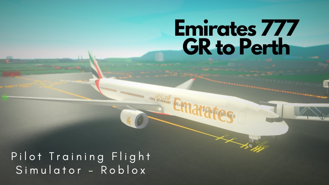 Flying in a 777 from GR to Perth! - PTFS Roblox - YouTube