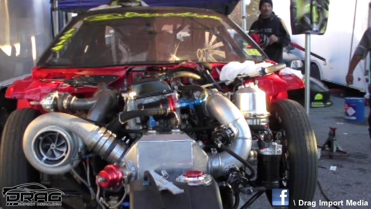 NEW RZ POWERED WORLD RECORD - 6.65 @ 212 MPH - PARADISE RACING TOYOTA ...