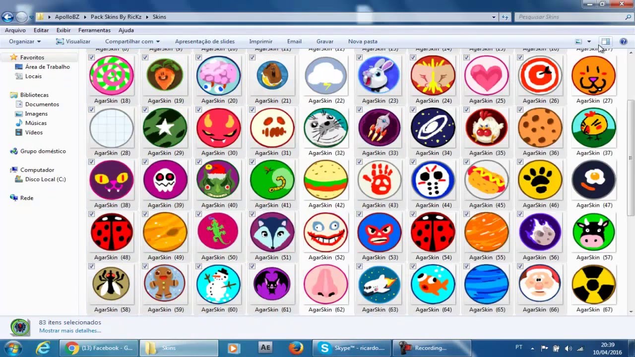 Pack De Skins Agar.io - By: Eu - YouTube