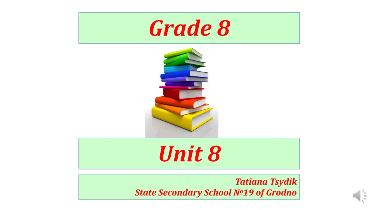 Grade 8 Unit 8 Lesson 1 - YouTube