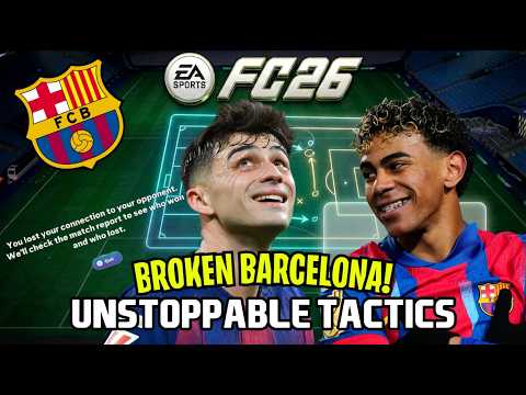 The BEST FC Barcelona Custom Tactics in FC 26