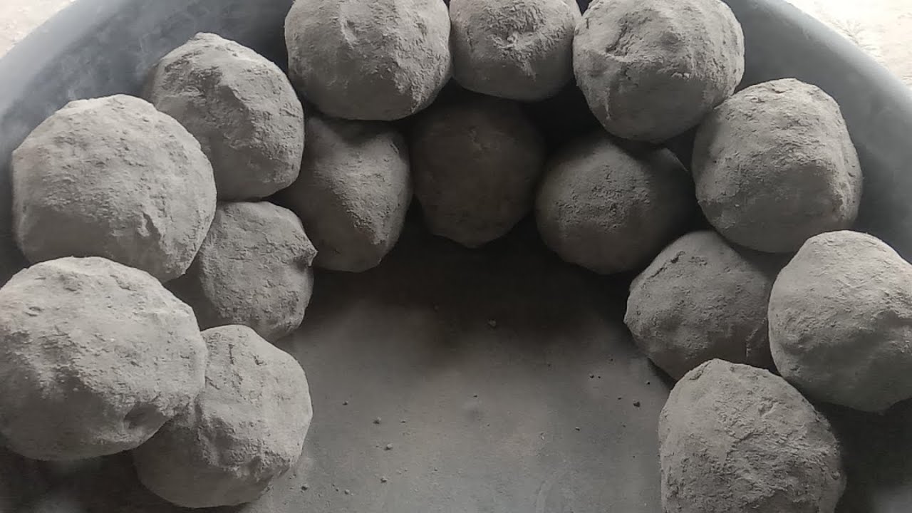 Grey cement balls 🏀 Crumbling 😍|Satisfying video|Asmr puppys - YouTube